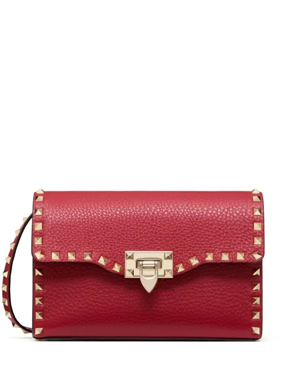 Valentino Garavani Rockstud Crossbody Bag - Red