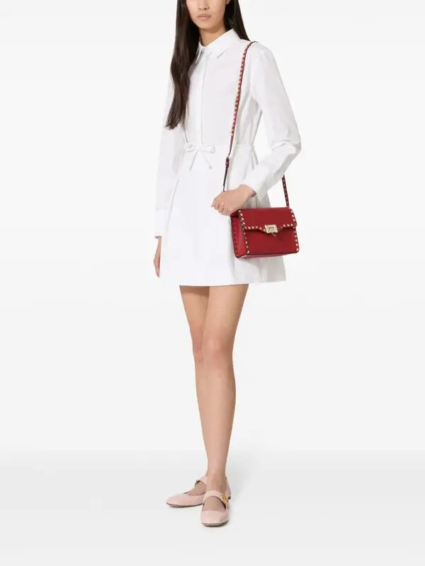 Valentino Garavani Rockstud Crossbody Bag - Red