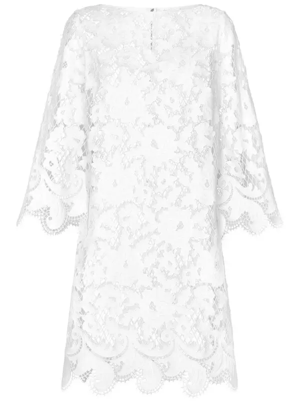 Dolce & Gabbana Embroidered Mesh Minidress