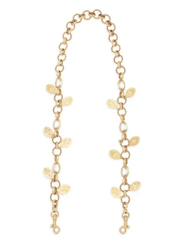 Dolce & Gabbana Medallion-pendant Chain Strap - Gold