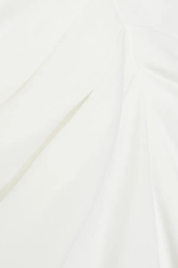 RHEA COSTA Draped Crepe Gown
