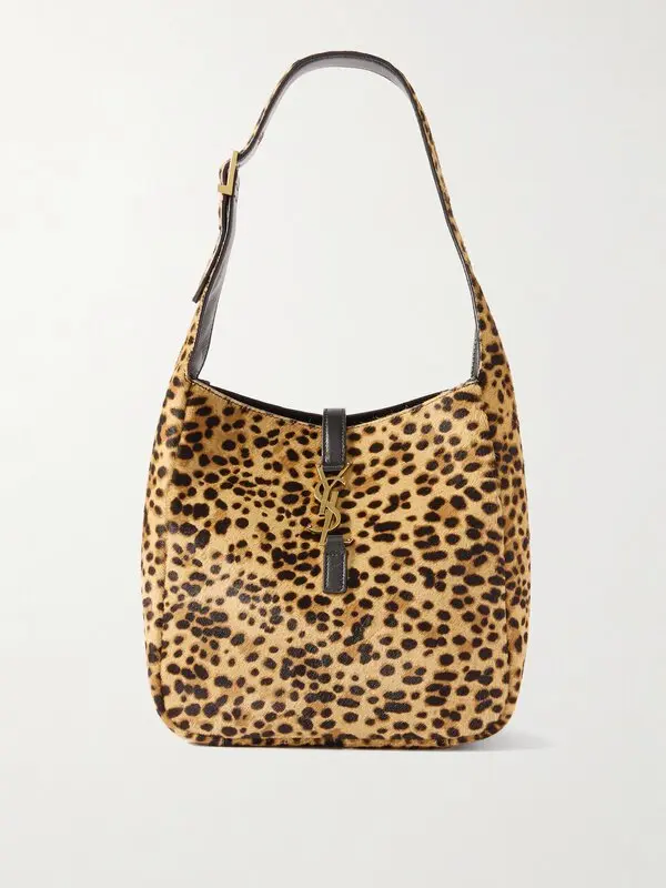 Saint Laurent Le 5 À 7 Supple Small Shoulder Bag - Animal Print