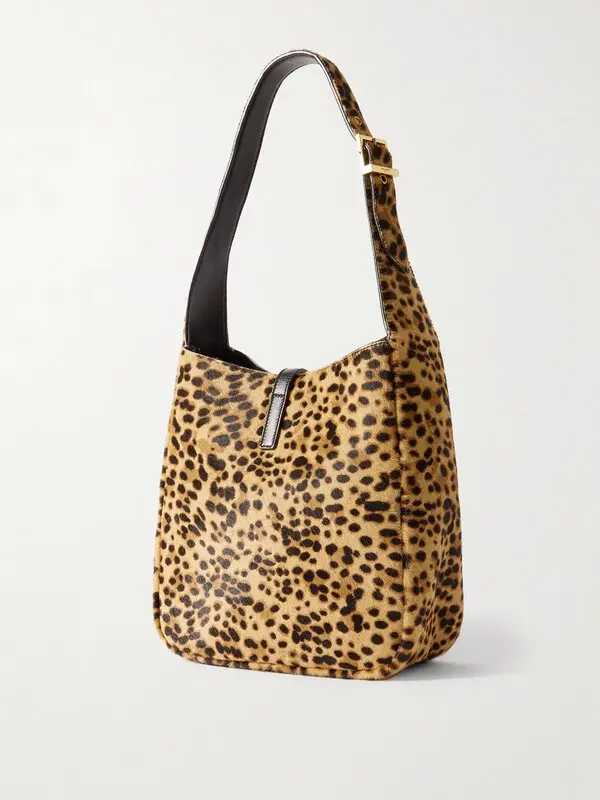 Saint Laurent Le 5 À 7 Supple Small Shoulder Bag - Animal Print