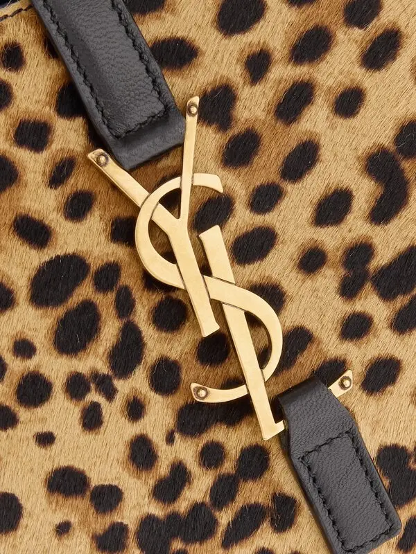 Saint Laurent Le 5 À 7 Supple Small Shoulder Bag - Animal Print