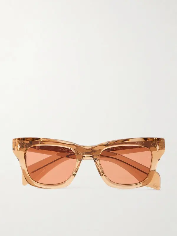 JACQUES MARIE MAGE Dealan D-frame Sunglasses - Orange