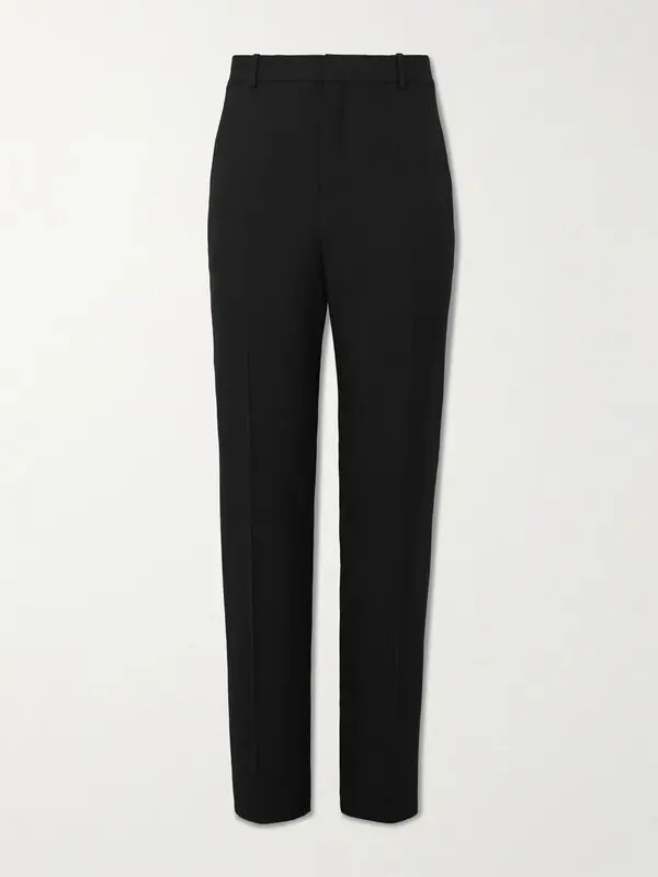 Saint Laurent Straight-leg Wool-twill Trousers