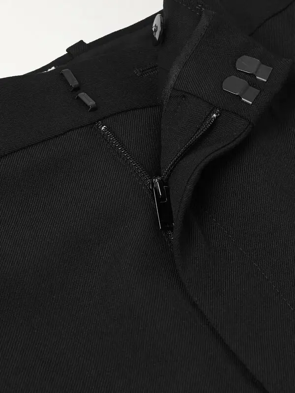 Saint Laurent Straight-leg Wool-twill Trousers