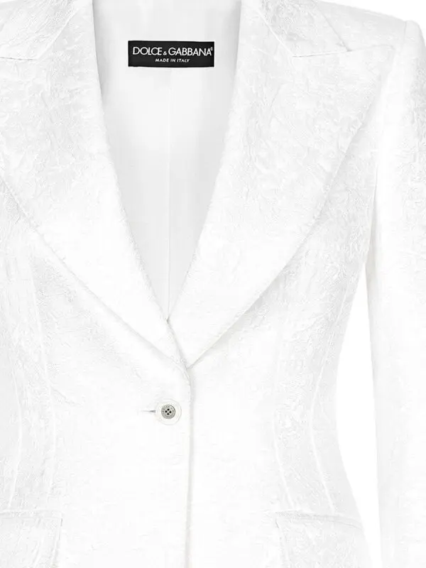 Dolce & Gabbana Turlington Single-breasted Blazer - White