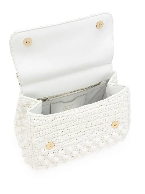 Dolce & Gabbana Large Sicily Tote Bag - White