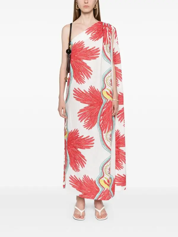 Maison La Plage Hawai Maxi Dress In White - 60% Off | Editorialist