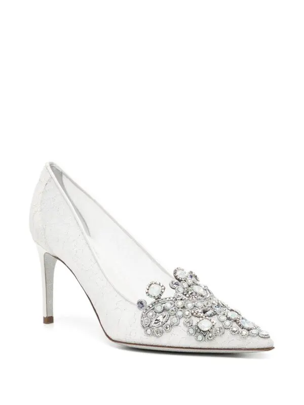 Rene Caovilla Veneziana 65mm Crystal Pumps
