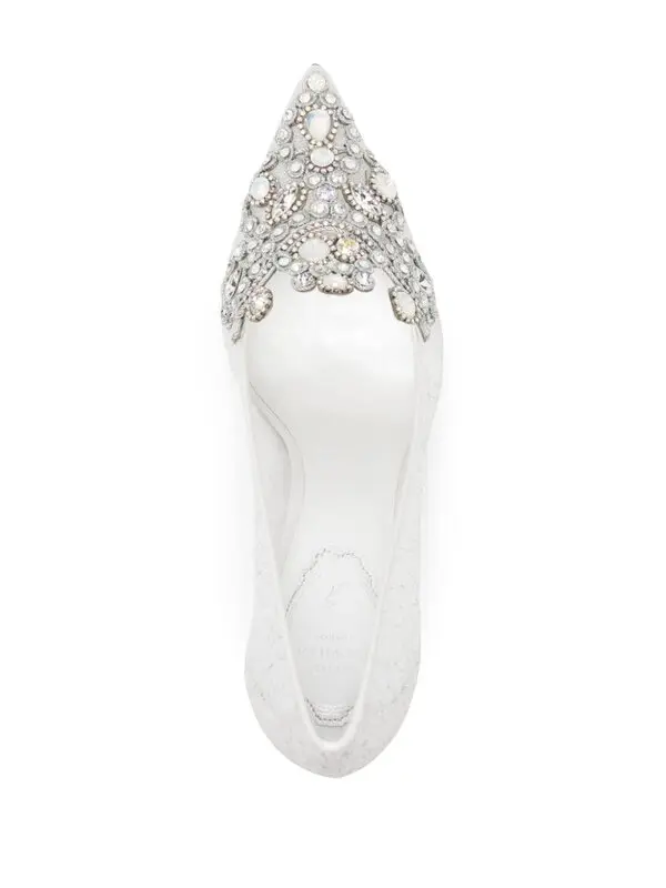 Rene Caovilla Veneziana 65mm Crystal Pumps