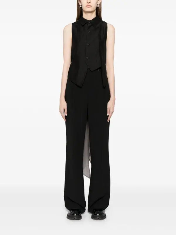 Yohji Yamamoto Asymmetric Draped Waistcoat