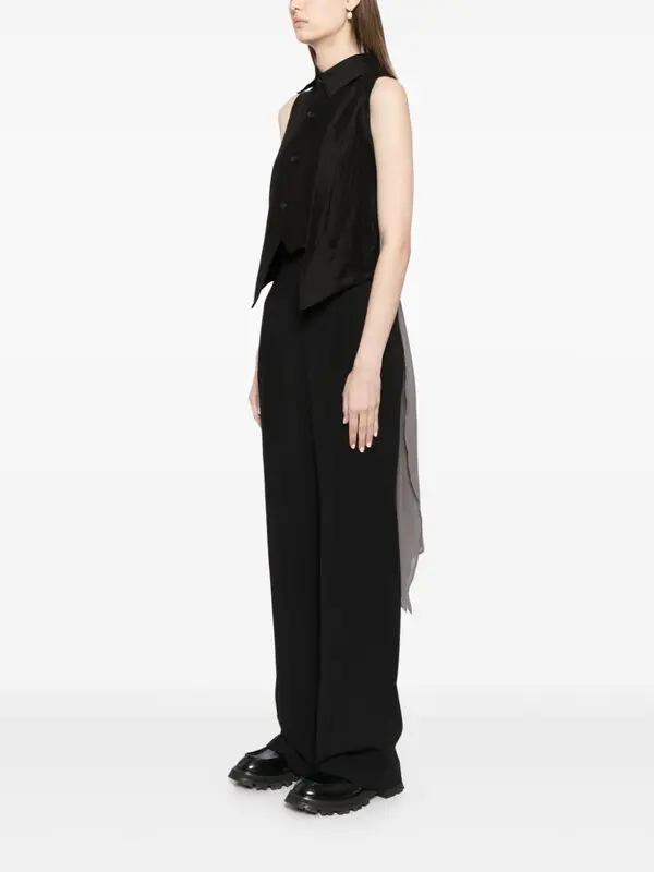 Yohji Yamamoto Asymmetric Draped Waistcoat