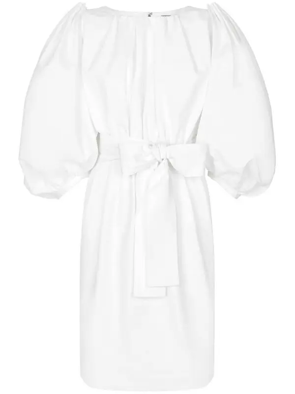 Dolce & Gabbana Puff-sleeve Cotton Dress