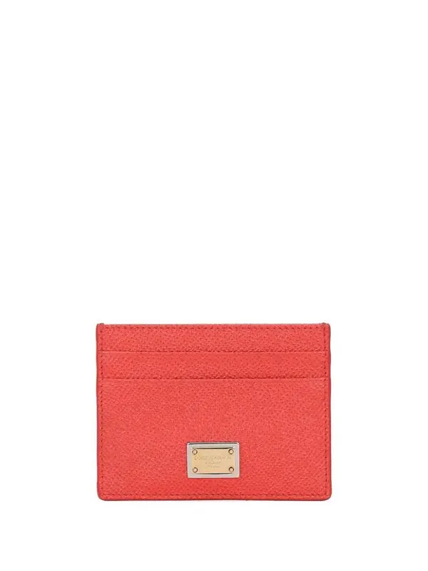 Dolce & Gabbana Dauphine Logo-plaque Cardholder - Orange