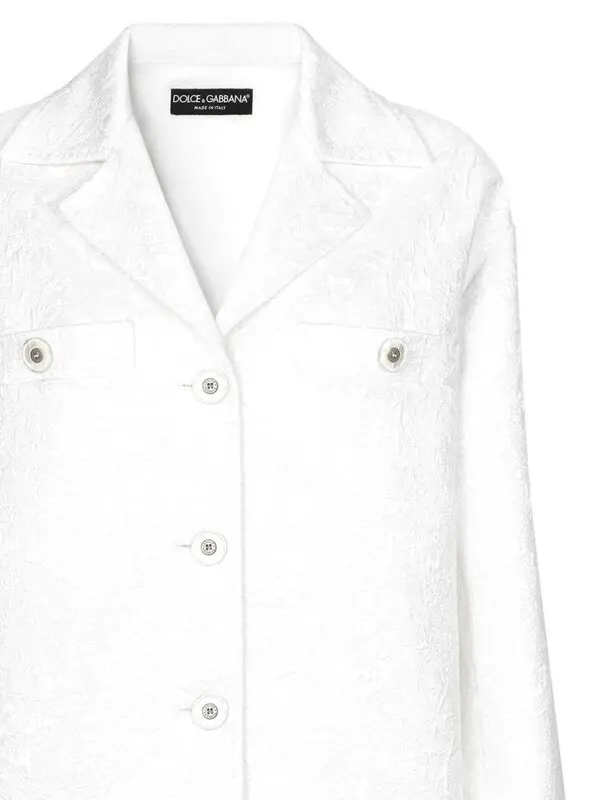 Dolce & Gabbana Jacquard Brocade Coat