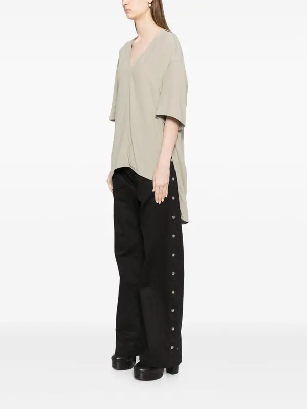 Rick Owens V-neck Drop-shoulder Blouse