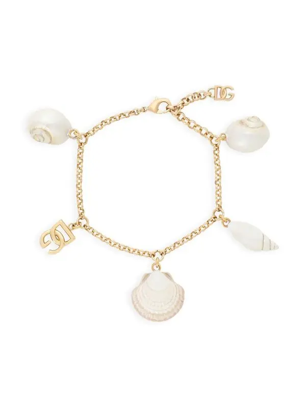 Dolce & Gabbana Charm Shell Bracelet - Gold