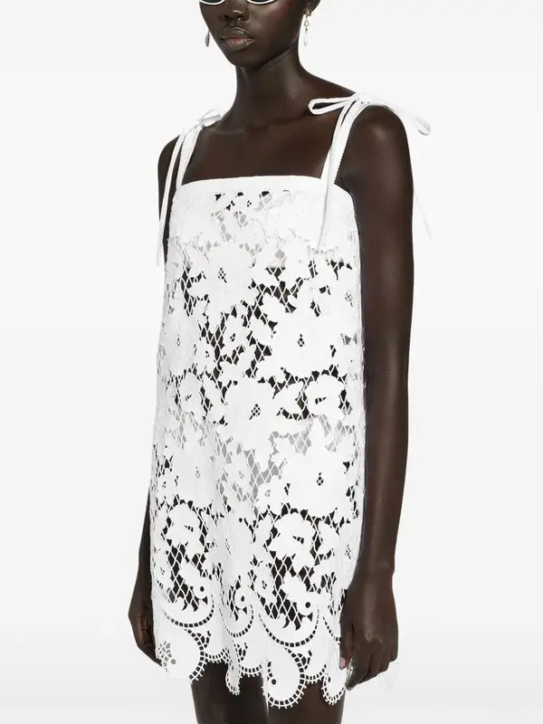 embroidered mesh mini dress Siena Embroidered Mesh Mini Dress, Black Multi / 0 main image 0