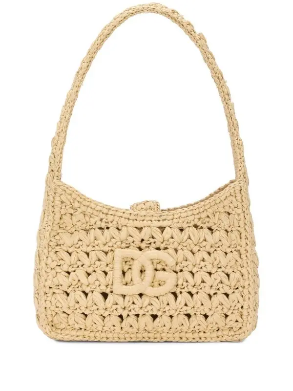 Dolce & Gabbana 3.5 Raffia Shoulder Bag