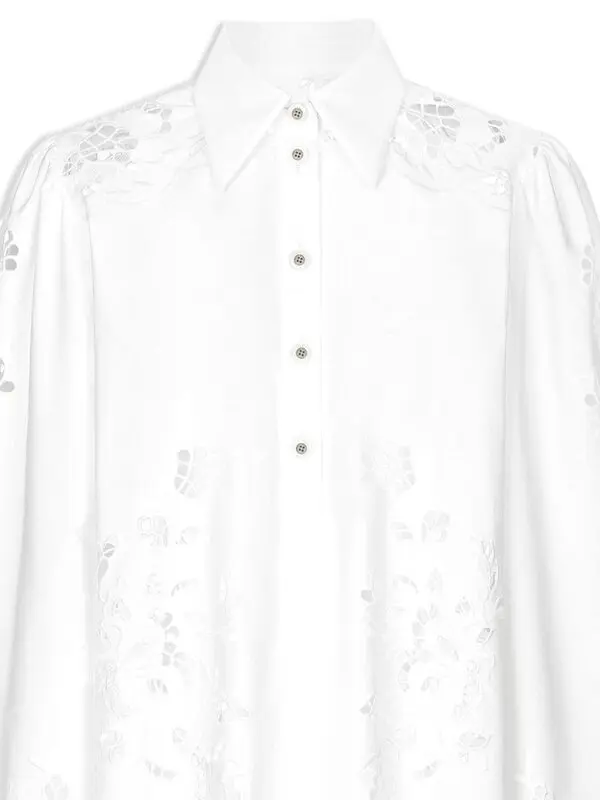 Dolce & Gabbana Cut-out Cotton-blend Mini Dress