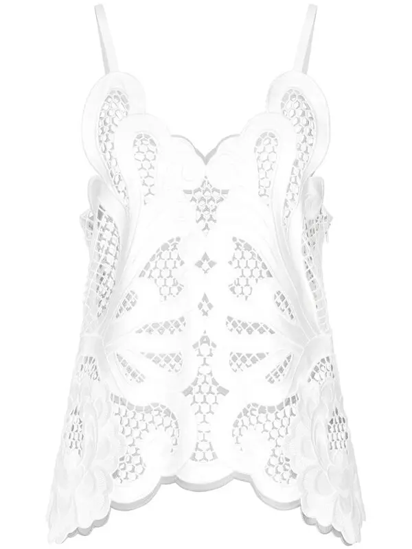 Dolce & Gabbana Cut-out Cotton Top