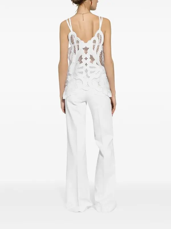 Dolce & Gabbana Cut-out Cotton Top