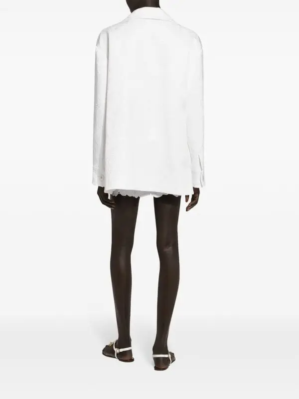 Dolce & Gabbana Floral-embroidered Miniskirt