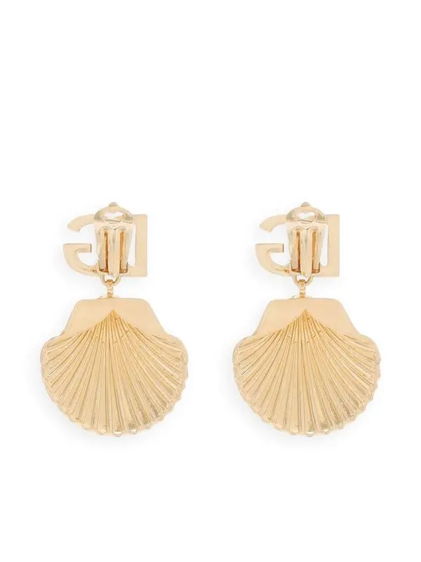Dolce & Gabbana Dg Shell Clip-on Earrings