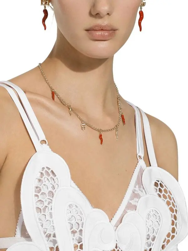 Dolce & Gabbana Horn-charm Necklace