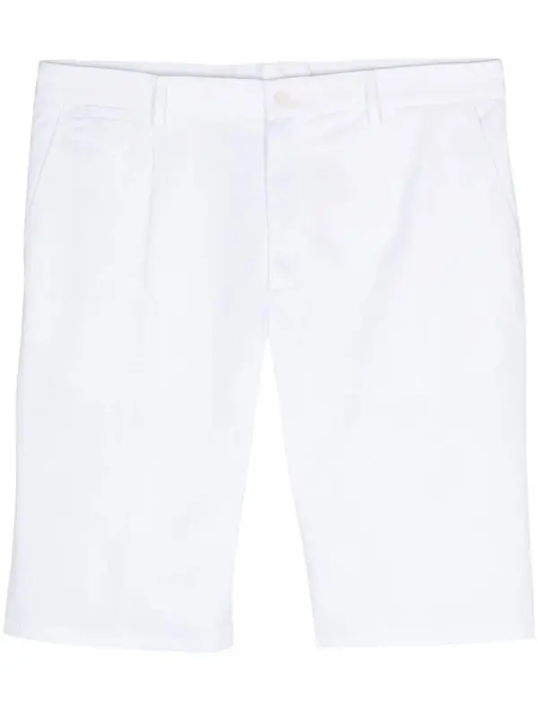 Dolce & Gabbana Logo-embroidered Bermuda Shorts - White