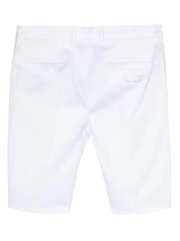 Dolce & Gabbana Logo-embroidered Bermuda Shorts