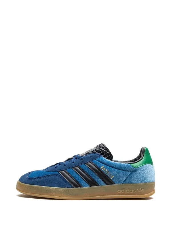 Adidas X Size? Gazelle Indoor Gum Sneakers - Blue