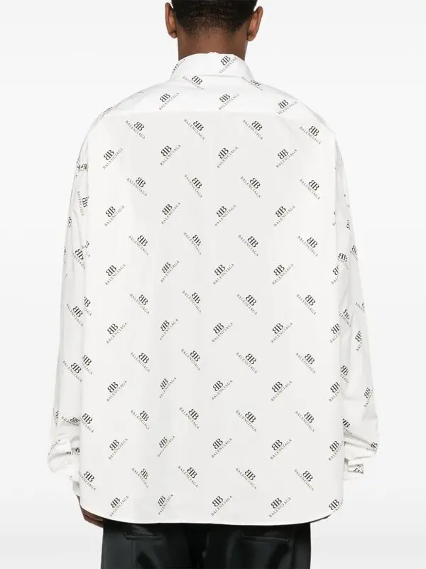 Balenciaga Bb-print Cotton T-shirt