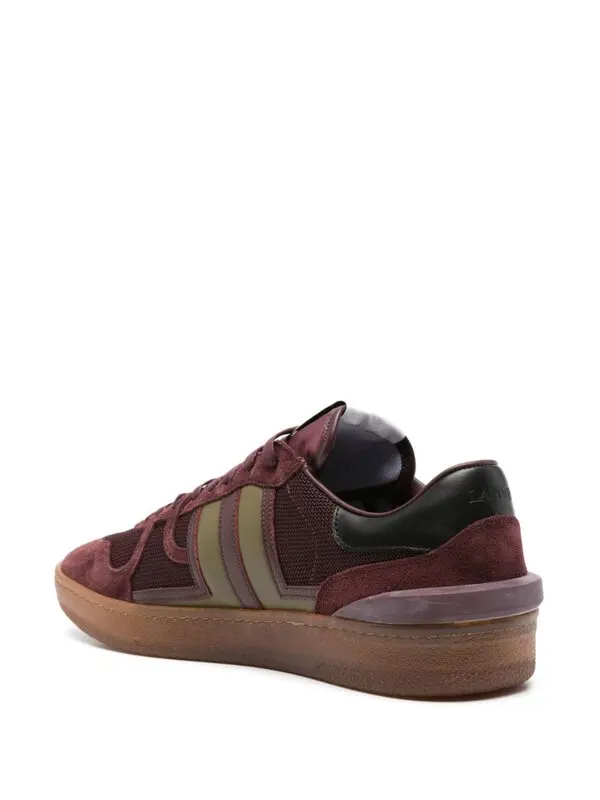 LANVIN Clay Panelled Sneakers - Red