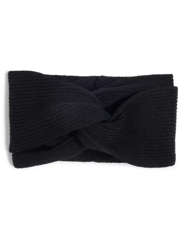 PATOU Knitted Headband - Black