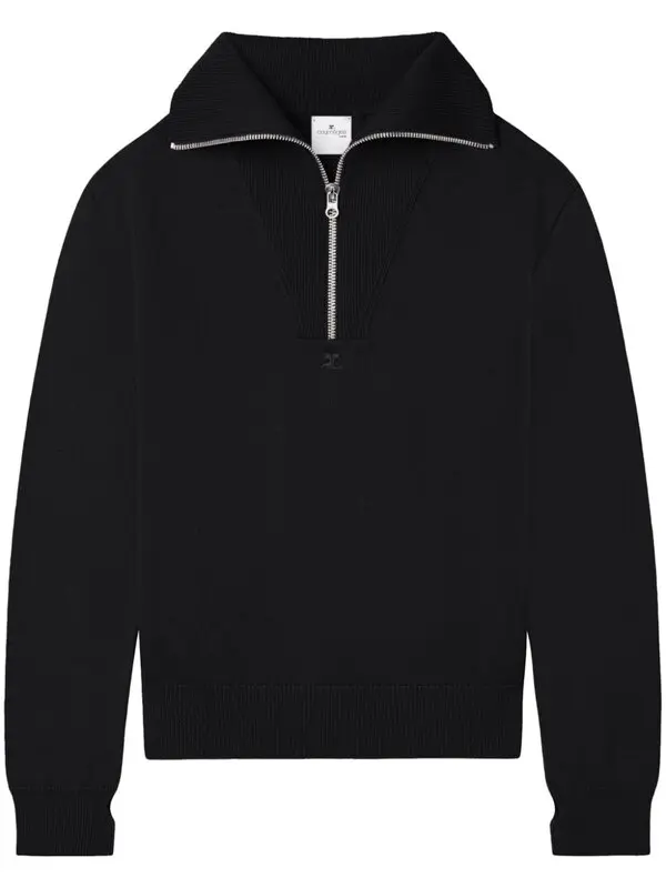 COURREGES Trucker Wool Sweater