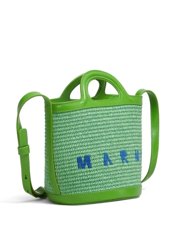 Marni Tropicalia Logo-embroidered Tote