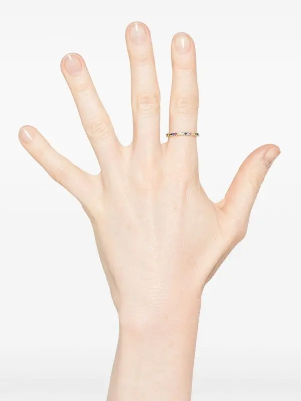ROXANNE FIRST 14kt Yellow Sapphire Eternity Band Ring