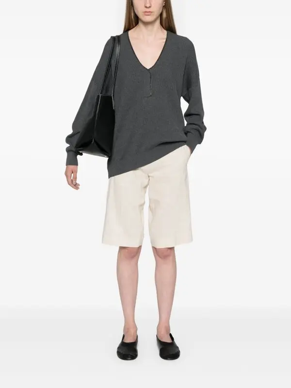 Brunello Cucinelli Monili-detail Cotton Jumper