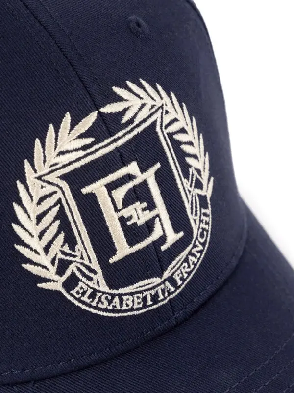 Elisabetta Franchi Embroidered Baseball Cap - Blue