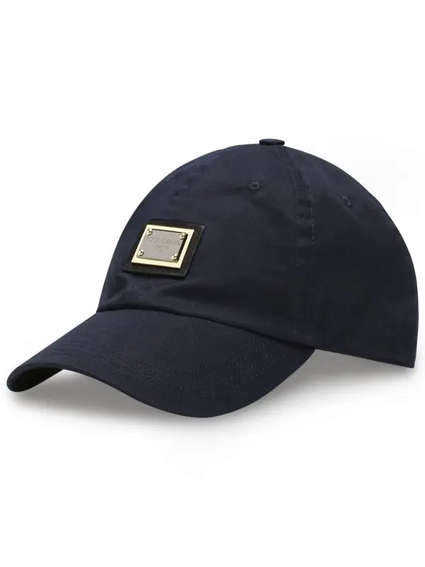 Dolce & Gabbana Logo Plaque Baseball Cap - Blue