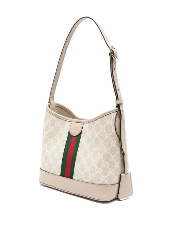 Gucci Small Ophidia Gg Shoulder Bag - Neutrals