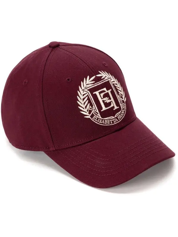 Elisabetta Franchi Embroidered Logo Baseball Cap - Red