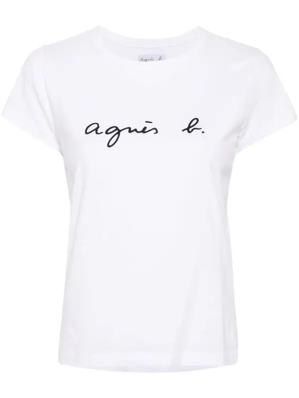 AGNES B. Logo-print T-shirt