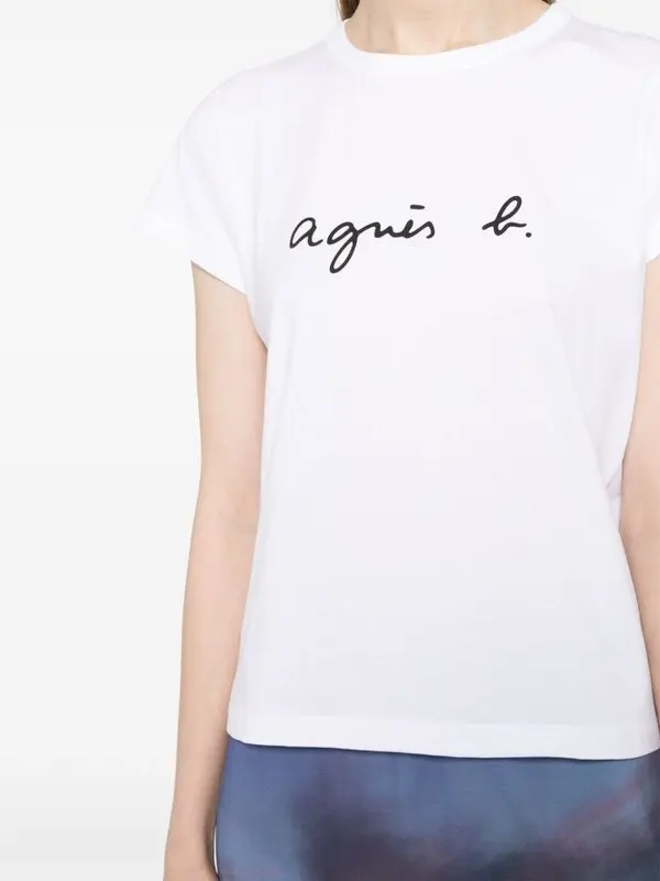 AGNES B. Logo-print T-shirt