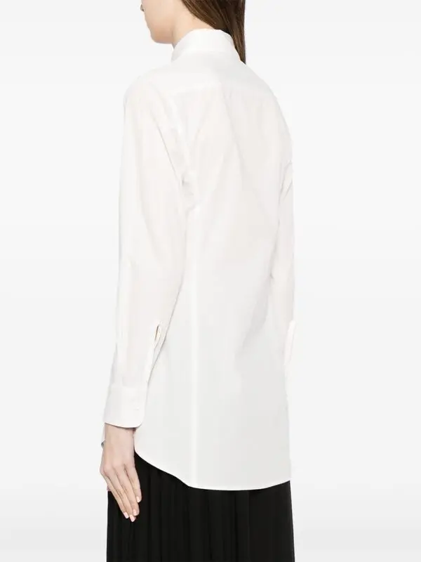 Yohji Yamamoto Bow-detail Cotton Shirt