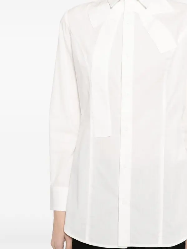 Yohji Yamamoto Bow-detail Cotton Shirt