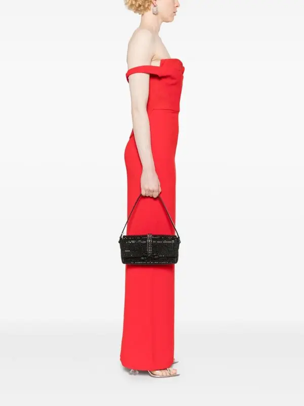 SELF-PORTRAIT Gem-embellished Shoulder Bag